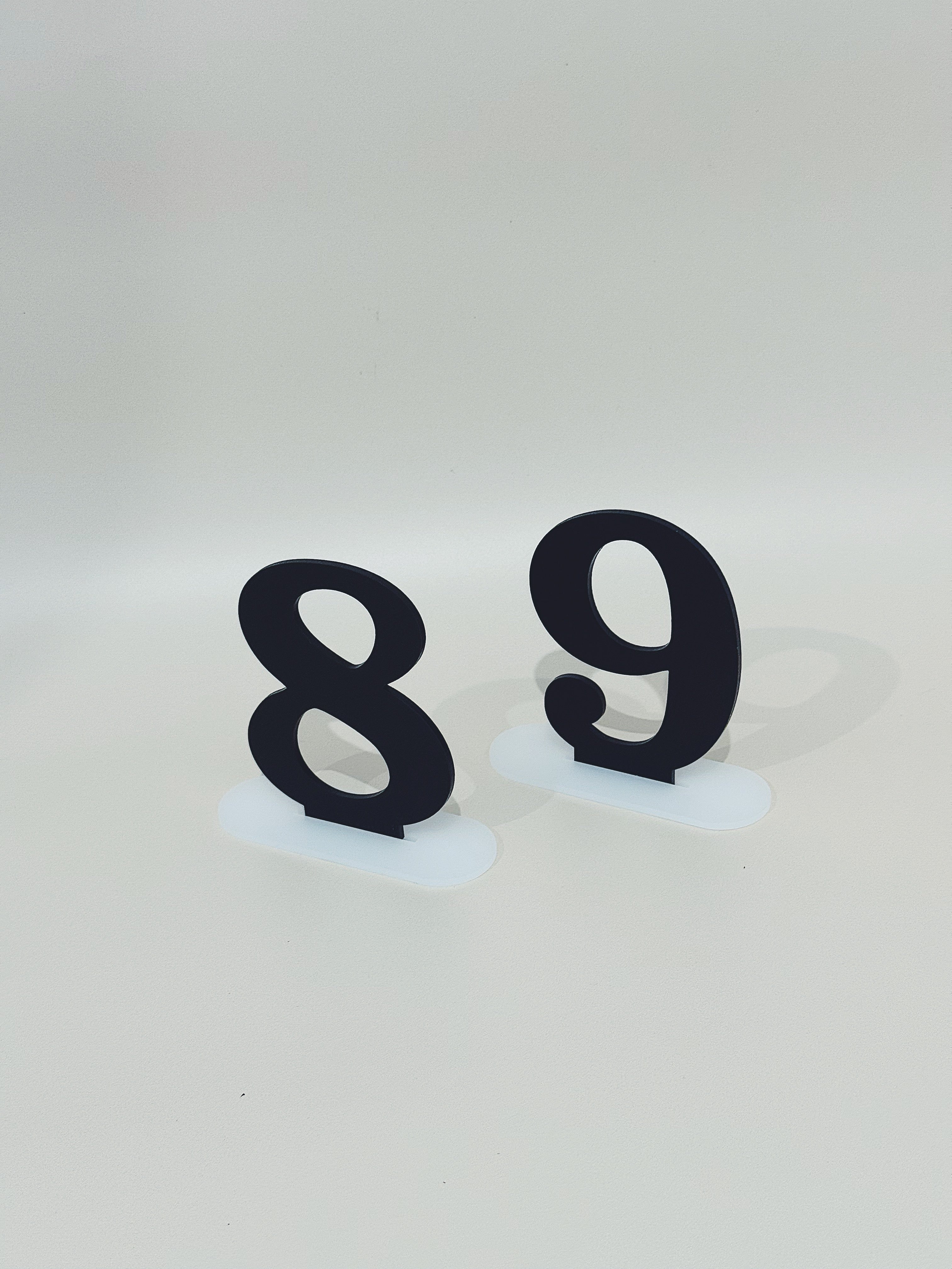 Single standing table numbers – KMF Crafts