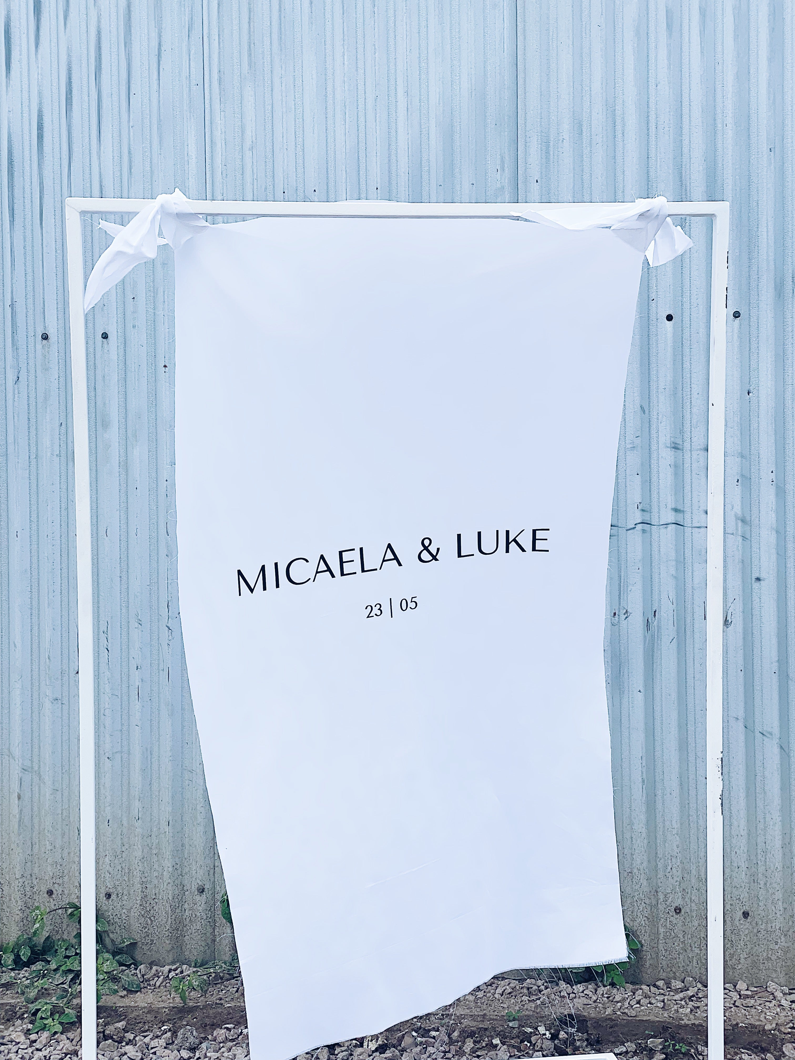 Linen Signage (Medium) – KMF Crafts